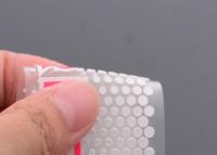 China Clear TPU White Silicone Dots Screen Printed Patches Custom Logo For Garments for sale