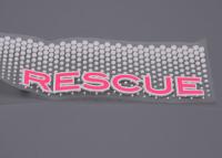 China Clear TPU White Silicone Dots Screen Printed Patches Custom Logo For Garments for sale