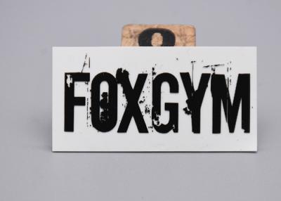 China Two Color Silicone Heat Transfer Printing Label Customized For Clothes for sale