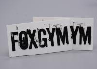 China Two Color Silicone Heat Transfer Printing Label Customized For Clothes for sale