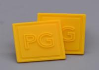 China High Resistance Silicone Stamp Screen Printed Patches With Raised Logo for sale