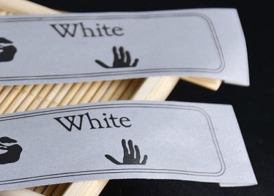 China Custom 3M Reflective Labels with Black Ink Logo for Clothing - 15 Day Lead Time for 5000 Pieces for sale