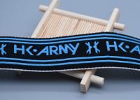 China 40mm Cotton Non Slip Elastic Band with Printed Silicone Logo Custom Width for sale
