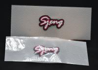China Custom Silicone Heat Transfer Labels for Clothing 3 Color Logo OEM Oeko-Tex for sale