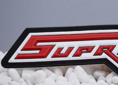 China Custom TPU Embossed Two Colour Heat Transfer Labels with Raised Logo 145-155C for sale