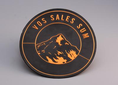 China Biodegradable TPU Embossed 3D Logo Heat Transfer Labels for Clothing Custom Size for sale