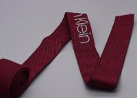 China 30mm Printed Garment Elastic Band With Silicone Shiny Logo for sale