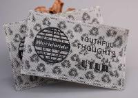 China Printed With Black Shiny Logos Custom Silicone Labels For Clothing for sale
