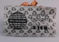 China Printed With Black Shiny Logos Custom Silicone Labels For Clothing for sale