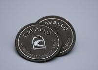 China Custom Microfiber Embossed Patches with Silver Logo 0.7 Denier OEM for sale