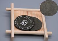 China Custom Microfiber Embossed Patches with Silver Logo 0.7 Denier OEM for sale