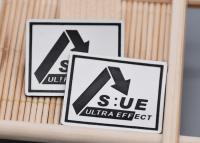 China Custom Silicone Black Logo Screen Printed Labels For Clothing for sale
