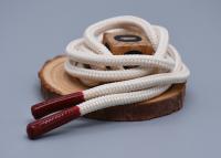 China 4mm Round Elastic Drawstring Cord with Silicone Tips - Custom Cotton Material for Garments (500pcs MOQ) for sale