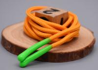China 4mm Round Elastic Drawstring Cord with Silicone Tips - Custom Cotton Material for Garments (500pcs MOQ) for sale