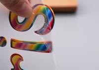 China Debossed Phantom Colour Logo Heat Transfer Labels For Clothing for sale