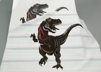 China Custom Magic Color Heat Transfer Clothing Labels Iron On 500pcs MOQ Eco Friendly for sale