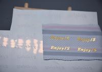 China Custom Foil Printed Shiny Logo Heat Transfer Labels for Clothing Iron On 500pcs for sale