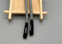 China Round Customized 5mm Drawstring Cord With Silicone End And Printed Logo for sale