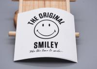 China White Twill Custom Woven Label Printed Silicone Logo For Clothing for sale