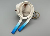 China 30cm Long Clothing Polyester Drawstring Cord With Shiny Silicone Drops On Both Ends for sale