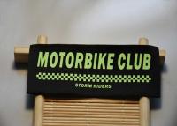 China 0.2mm Logo Silicone Clothing Labels Printed On Black Polyester Cloth for sale
