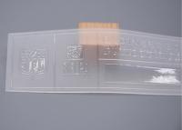 China Customized Transparent TPU Printing Shiny Silicone Logo for Clothing Eco Friendly 10000pcs for sale