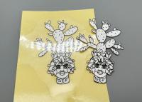 China Iron On Custom 2D Silicone Heat Transfer Labels For Clothing for sale