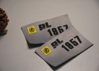 China Custom Woven Label with Raised Silicone Logo Eco-Friendly 3D Effect for Clothing for sale