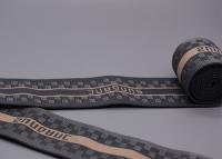 China Custom 40mm Double Sided Recycled Jacquard Elastic Band for Garments for sale