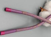 China Cutting Printing Logo Elastic Draw Cord With Silicone Ending By Printed Technics for sale