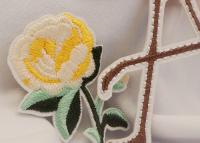 China Sew On Embroidered Patches Debossed Sew On Patches For Clothes for sale