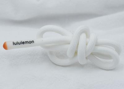 China 5mm Polyester Drawstring Cord with Silicone Endings - 120cm Length Custom Logo Printing for Swimwear & Hoodies for sale