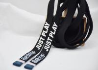 China 5mm Custom Printed Cotton Drawstring Cord with Dual-Color Silicone Tips - 120cm Length for Swimwear & Hoodies for sale