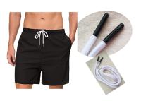 China Custom 5mm Polyester Drawstring Cord with Engraved Metal Endings - 120cm Length for Swimwear & Underwear for sale