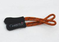 China Custom PVC TPU Silicone Zipper Puller 56mm x 8mm with 3D Raised Logo for Garment & Bag Industry for sale