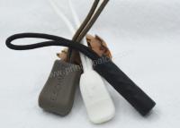 China Custom Engraved TPU Zipper Puller 56mm Length with 15kg Tensile Strength for Backpacks & Outdoor Gear for sale