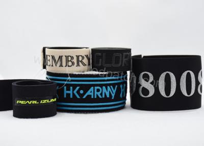 China Custom Stretch Nylon Elastic Webbing 38-72mm with Silicone Anti-Slip Banding for Sportswear for sale