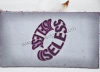 China Discoloration Real Leather Patches with Hot Stamped Color Infill - 500pcs MOQ, 7-10 Day Production for sale