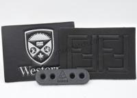 China Custom Embossed Leather Patches for Jeans - 500pcs MOQ with 15-Day Production & Real Leather Material for sale