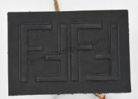 China Custom Embossed Leather Patches for Jeans - 500pcs MOQ with 15-Day Production & Real Leather Material for sale