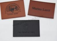 China OEM Stamped Leather Tags - Custom Cow Leather Jean Patches with 500pcs MOQ and 15-Day Production for sale