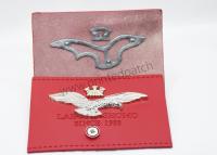 China Custom Washable Denim Leather Patches with Metal Logo - 500pcs MOQ, 7-10 Day Production for sale