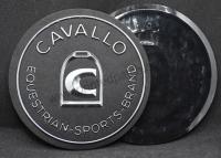China 2mm Silver TPU Embossed Patches with 3D Logo on Black Suede - OEKO-TEX Certified for Ski Wear and Jackets for sale