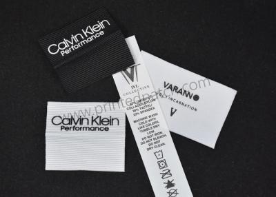 China 0.4mm Silicone Rubber Flag Labels on Black Polyester Tape for Parka Jackets - 140°C-160°C Heat Transfer for sale