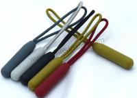 China OEM TPU Zipper Puller 56×8mm with 3D Raised Logo - 15kg Tensile Strength for Outdoor Gear for sale