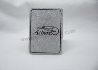 China OEM Silver Glitter Printed Recycled Paper Hang Tags - Custom Sizes 15-20 Day Lead Time with Oeko-Tex Certification for sale