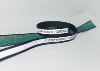 China Custom Debossed Soft Waistband Elastic Polyester Webbing for Boxers & Headbands - OEKO-TEX Certified, 100M Rolls for sale