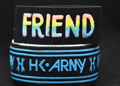 China Custom OEM Elastic Fabric Band with Silicone Anti-Slip Surface - 100M Rolls, BV Certified for Garments and Climbing Suits for sale