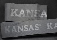 China High Frequency Embossed Jacquard Elastic Band - Custom Logo, 50m Rolls, OEKO-TEX Certified for Sportswear for sale