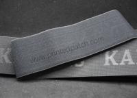 China High Frequency Embossed Jacquard Elastic Band - Custom Logo, 50m Rolls, OEKO-TEX Certified for Sportswear for sale